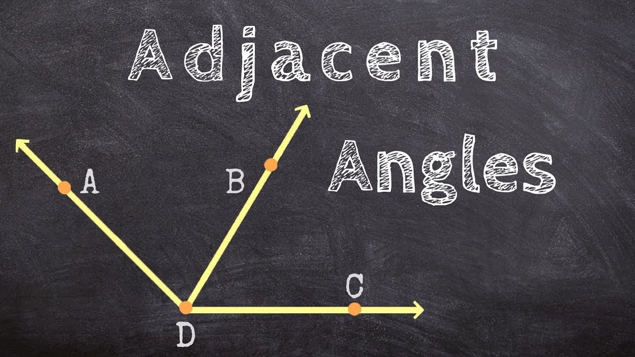 What are examples of adjacent angles?