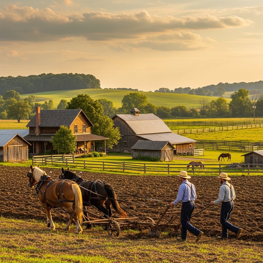 Which US states have the most Amish people?