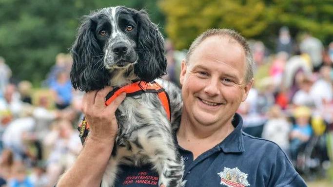 Much-loved fire investigation dog Dexter dies