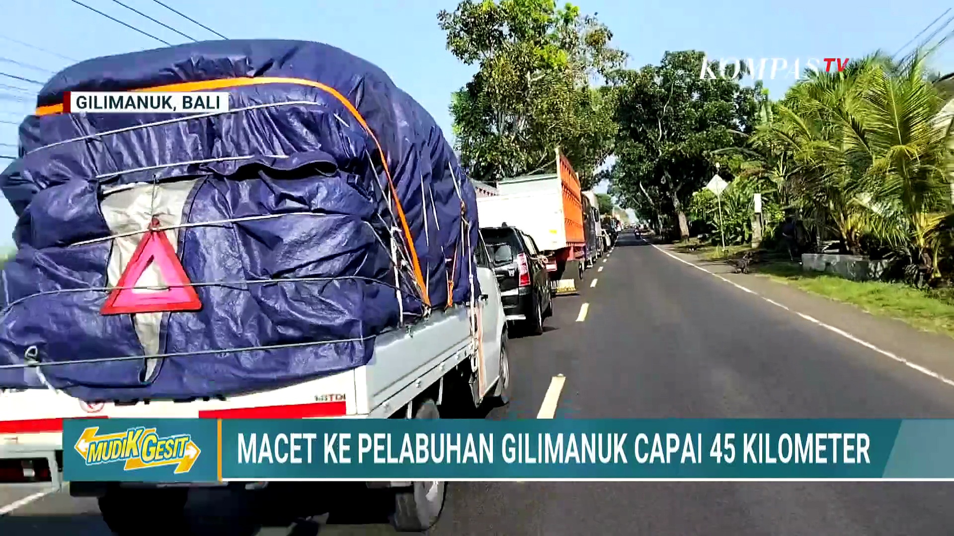 Macet parah jalur mudik Denpasar-Gilimanuk, antrean kendaraan hingga 45 ...