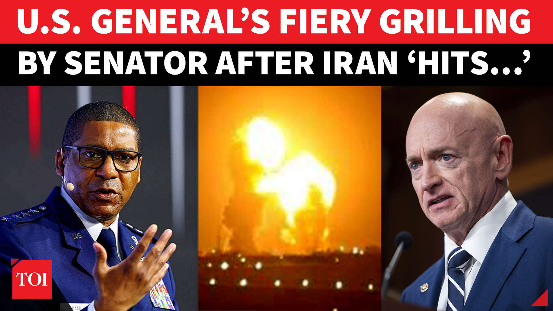 US general’s major Iran admission in Senate as Senator Mark Kelly rains ...