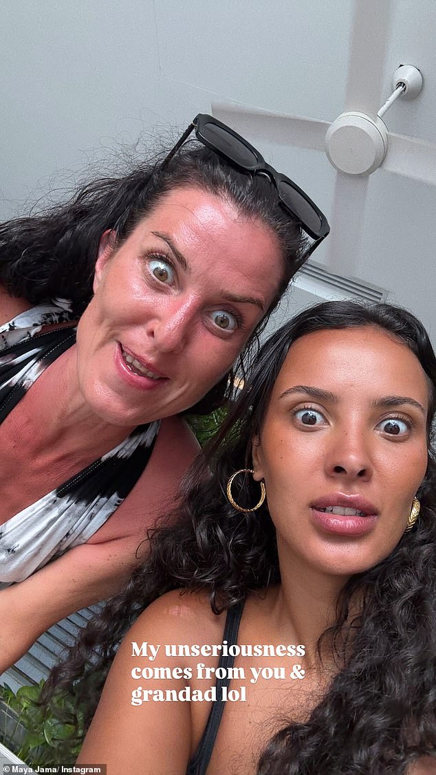 Maya Jama, 31, shares sweet Mother's Day tribute to her lookalike and ...