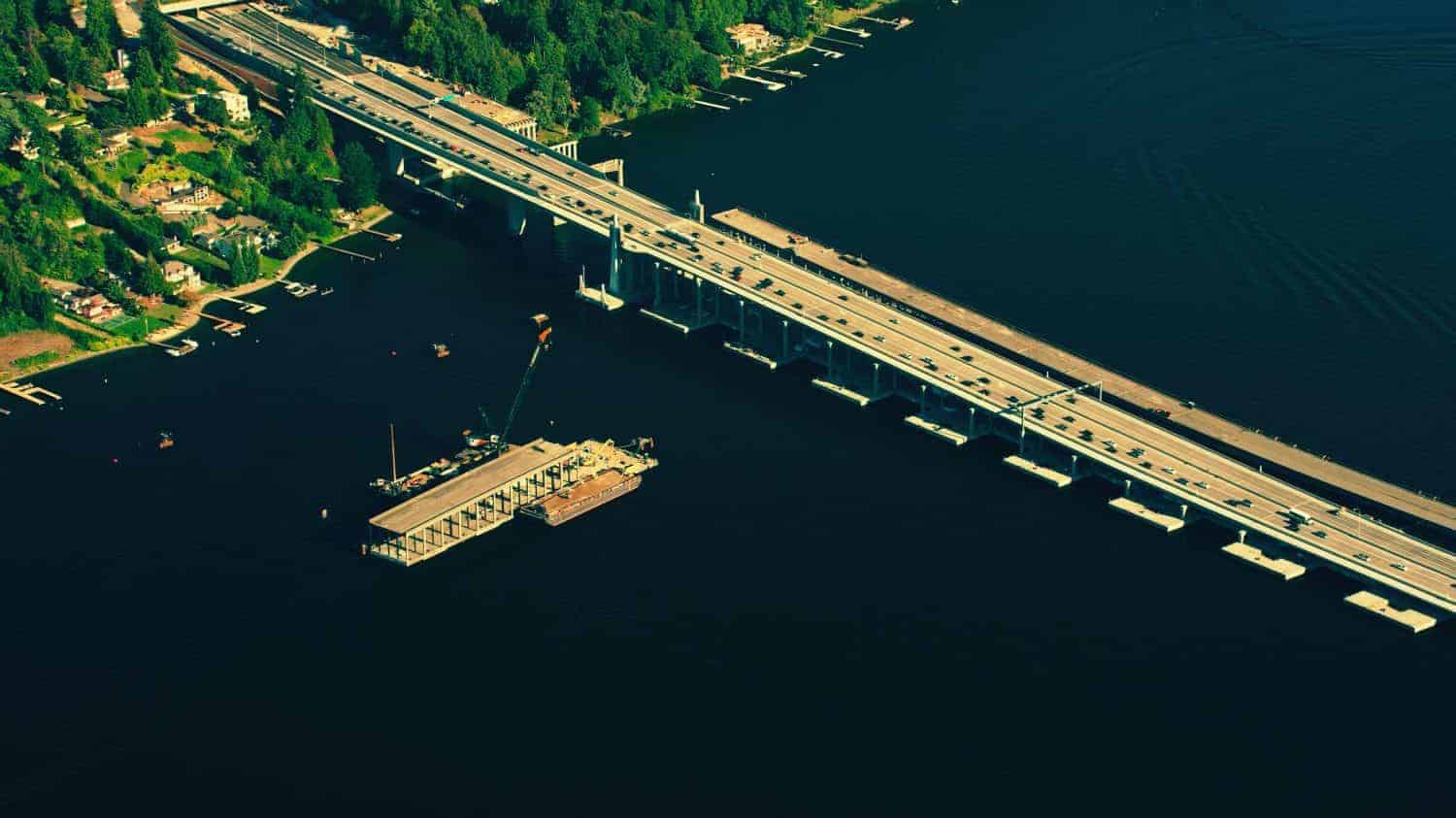 Discover the world’s longest floating bridge, located in Washington state