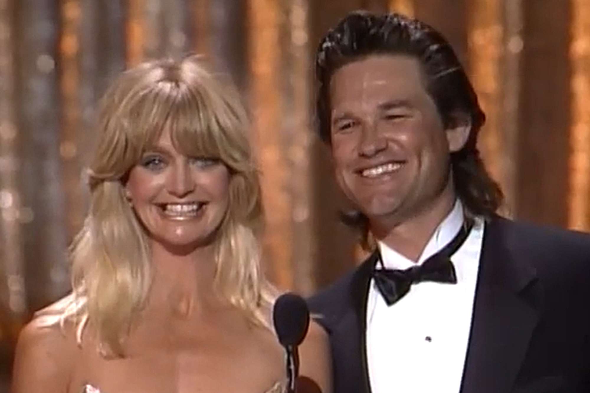 Kurt Russell and Goldie Hawn came up with their iconic 1989 Oscars ...