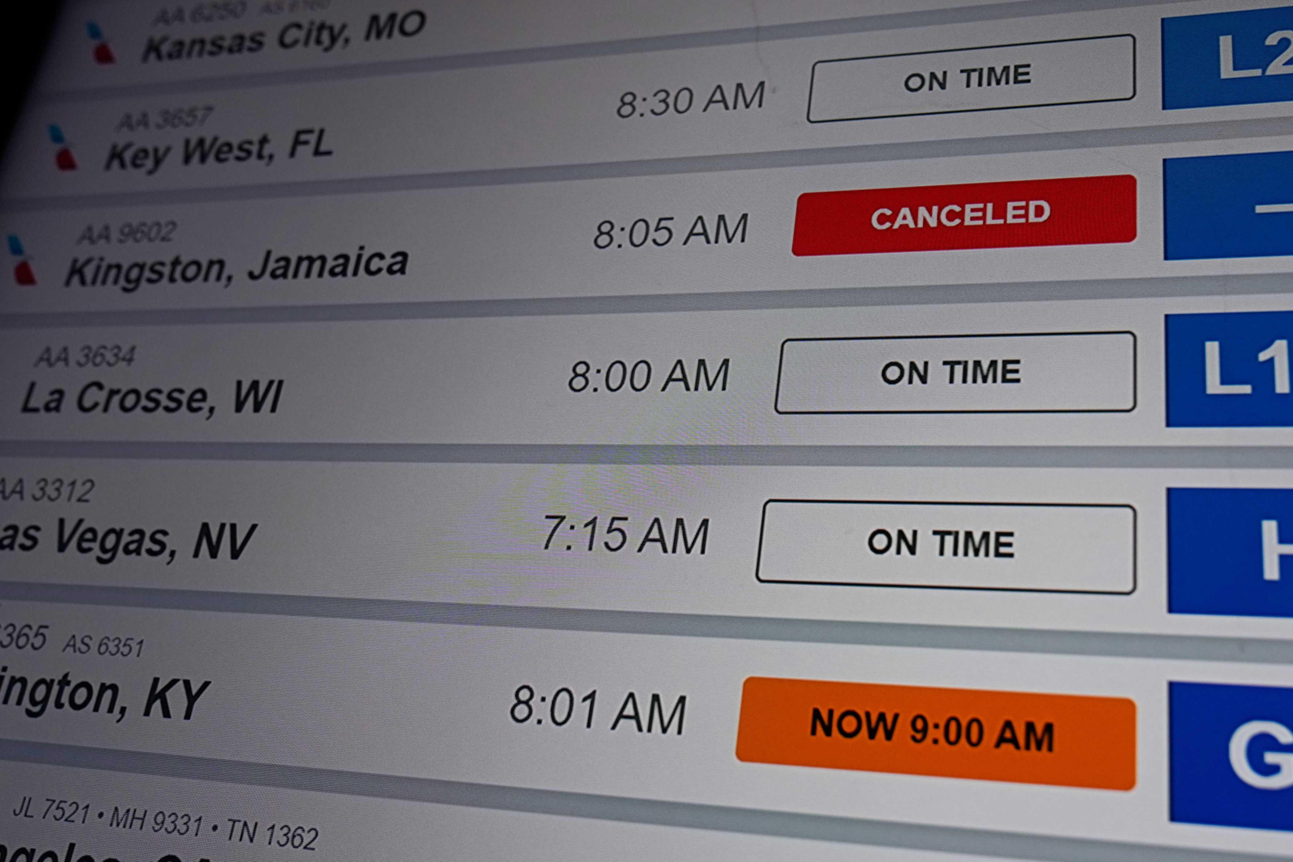 Thousands of flights cancelled, over 10,000 delayed amid severe weather