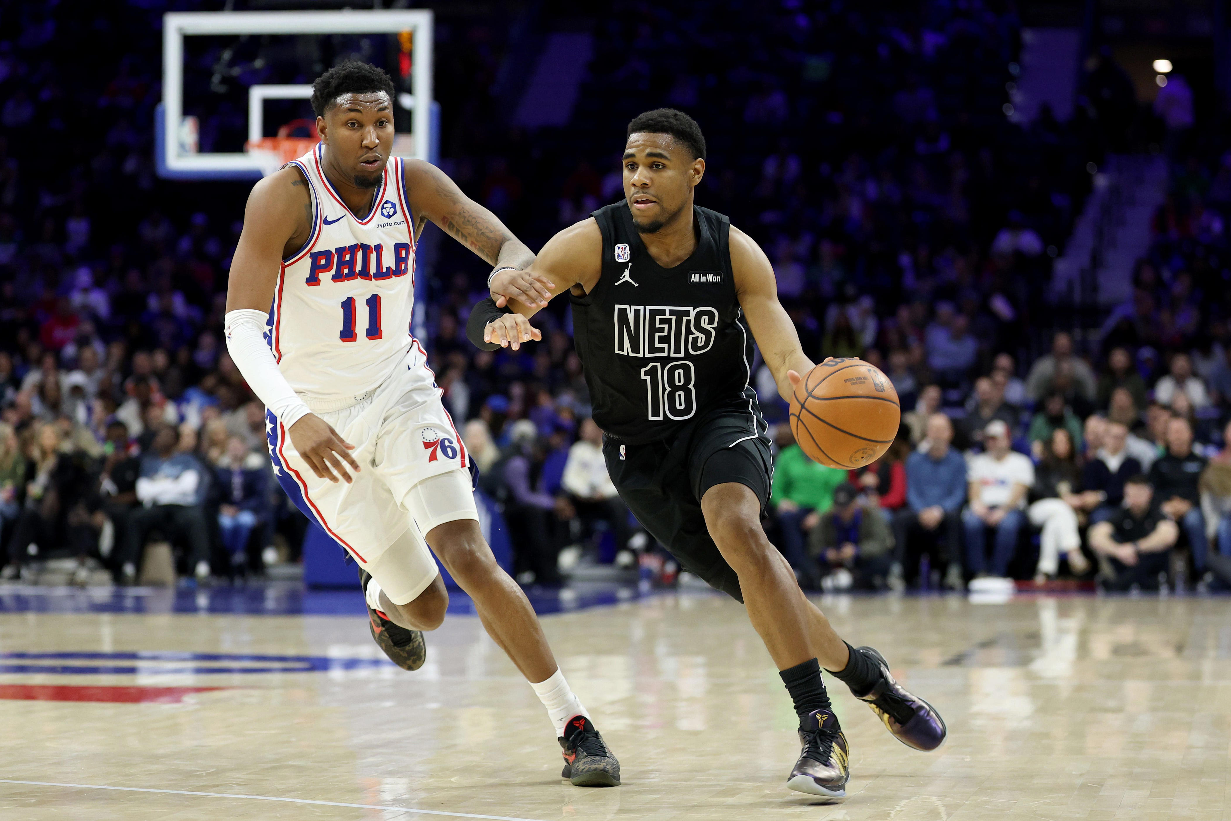 Nets' Malachi Smith reacts to making dream come true at 76ers