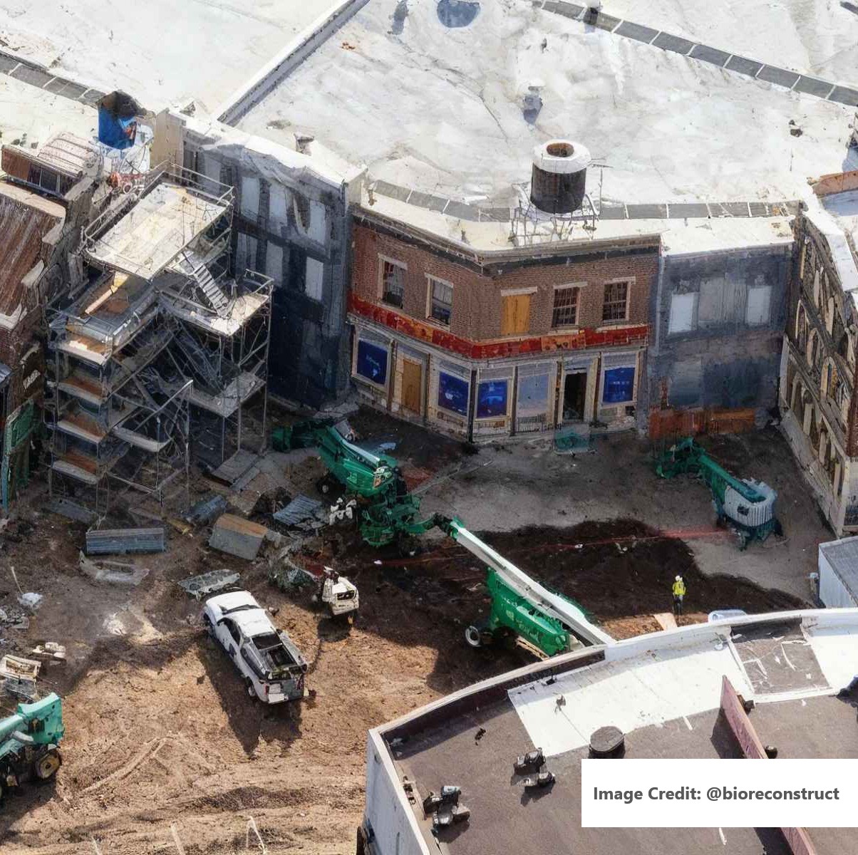 Aerial images show Monstropolis continuing to take shape at Disney's ...
