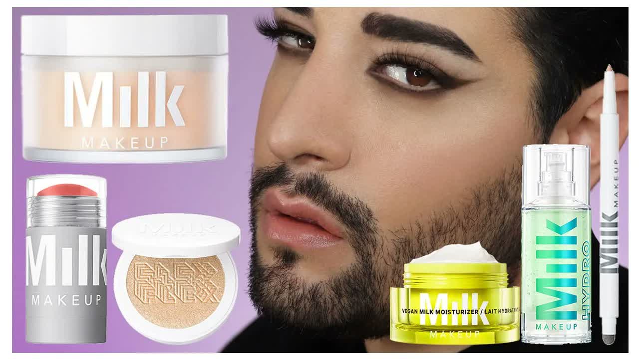 What happens when you use a full face of Milk Makeup?