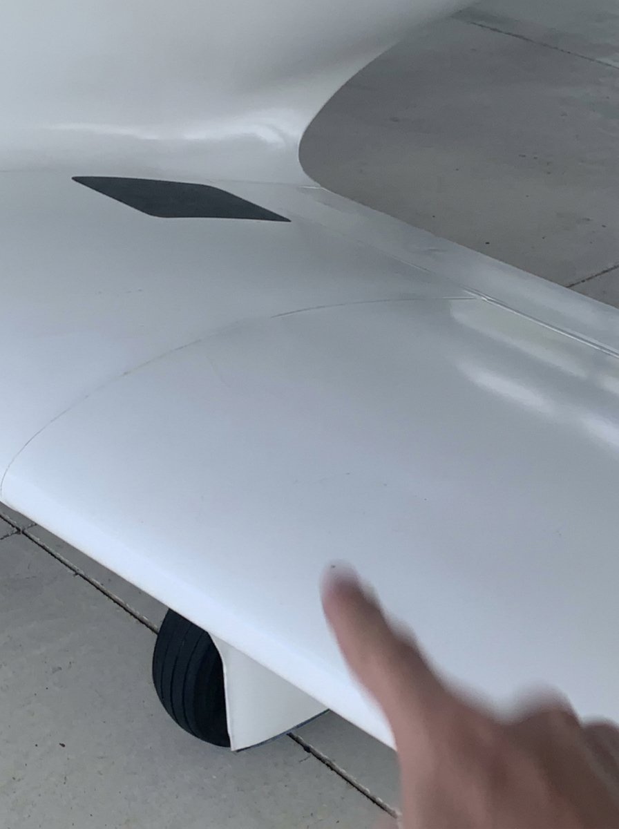Fastest plane, melted tire!