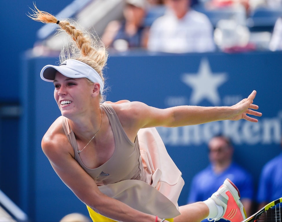 Caroline Wozniacki, iconic women's tennis player and SI Swim model, in ...