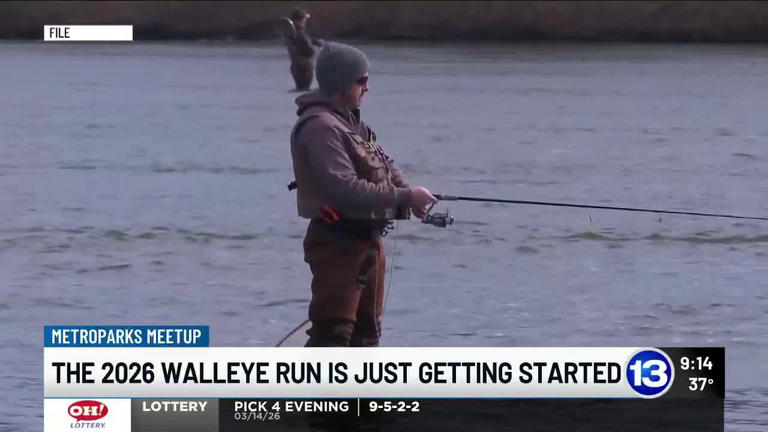 Annual walleye run on the Maumee River now underway
