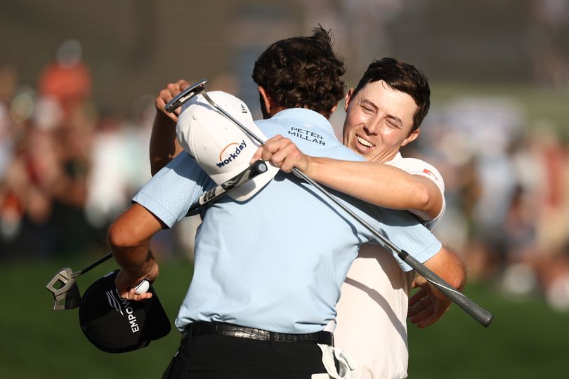 Cam Young made subtle gesture to Matt Fitzpatrick before breaking his ...