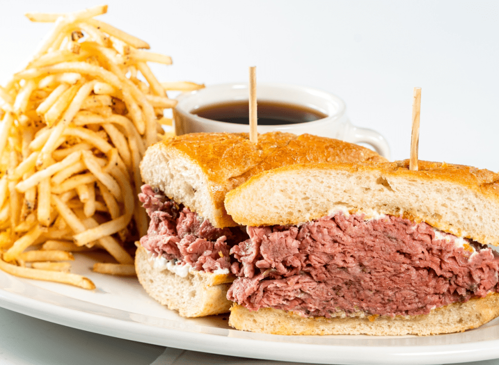 6 chain restaurants with the best prime rib French dips