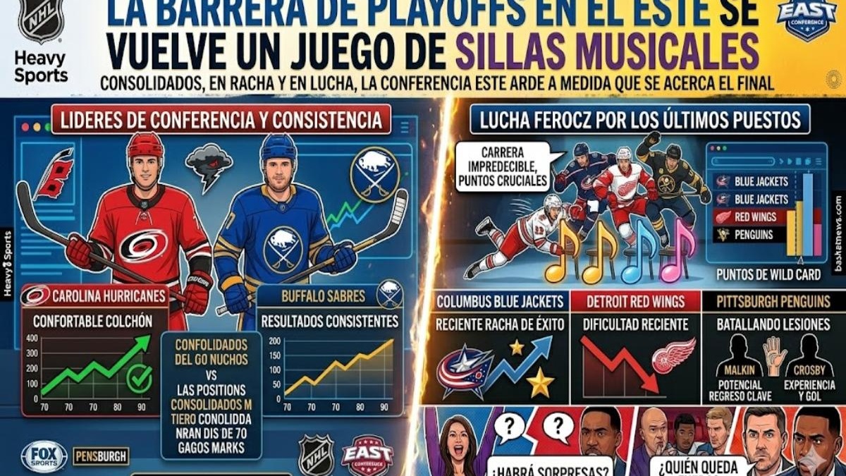 NHL playoff race heats up: Eastern Conference standings turn into a ...