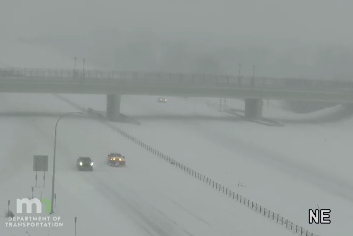Travel not advised in southern Minnesota; blizzard intensifying