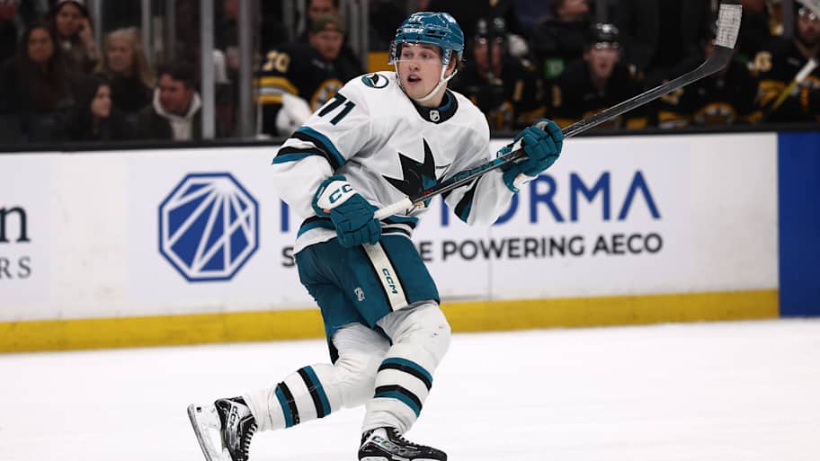 Sharks' Macklin Celebrini extends point streak, postseason chances