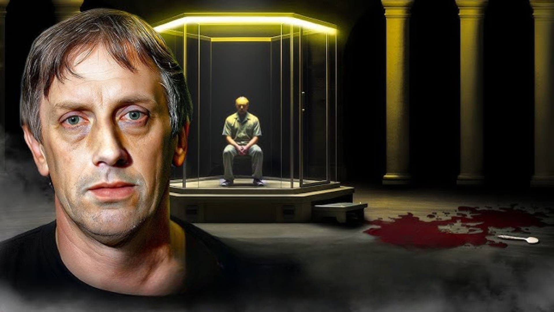 Locked in a glass cell for the rest of his life