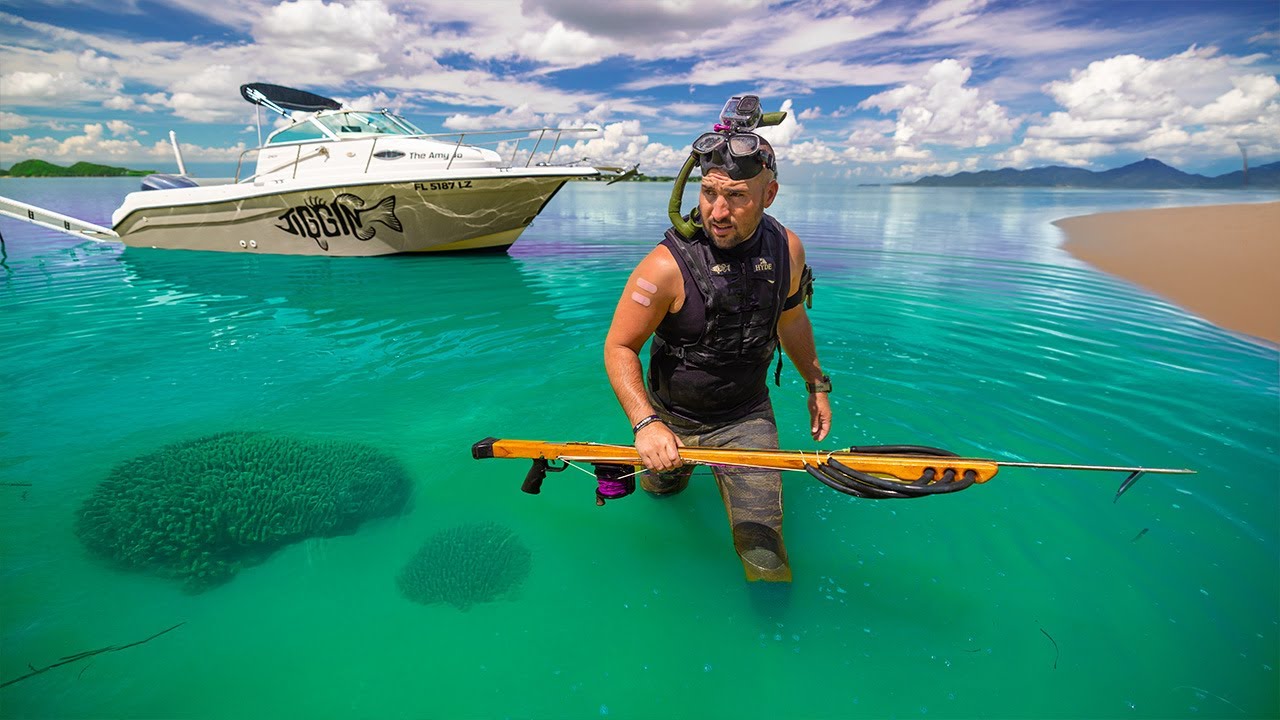 Catching rare reef fish in stunning spots