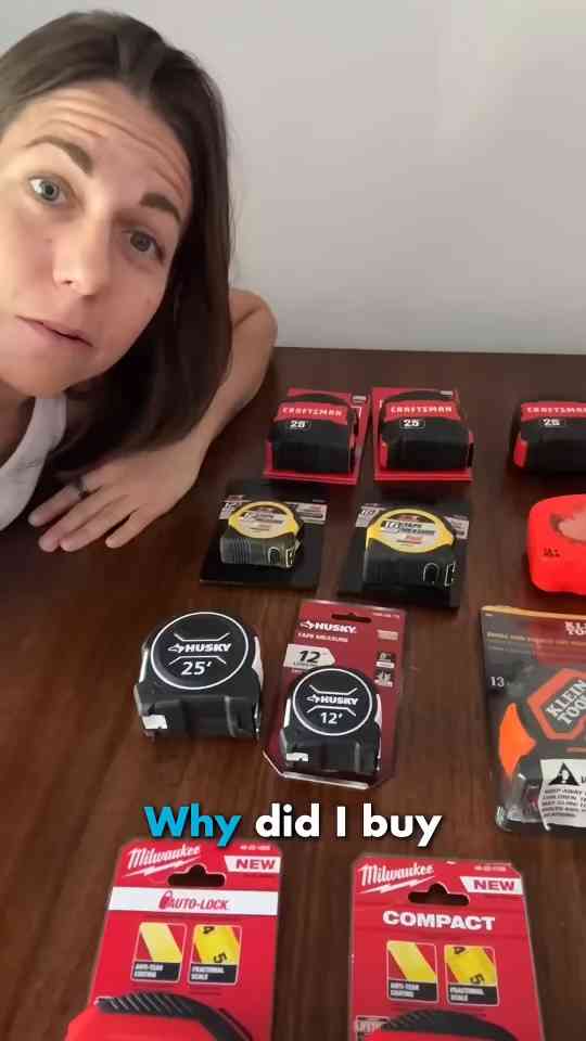 Testing 25 different tape measures