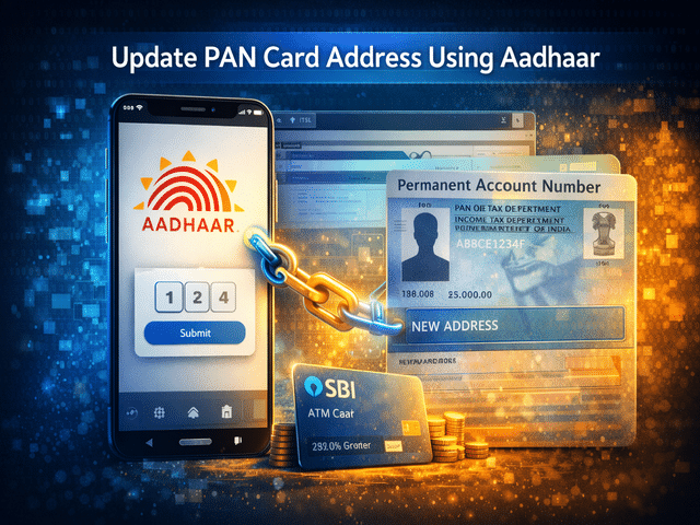 Update your PAN card address online using Aadhaar: Simple step-by-step ...