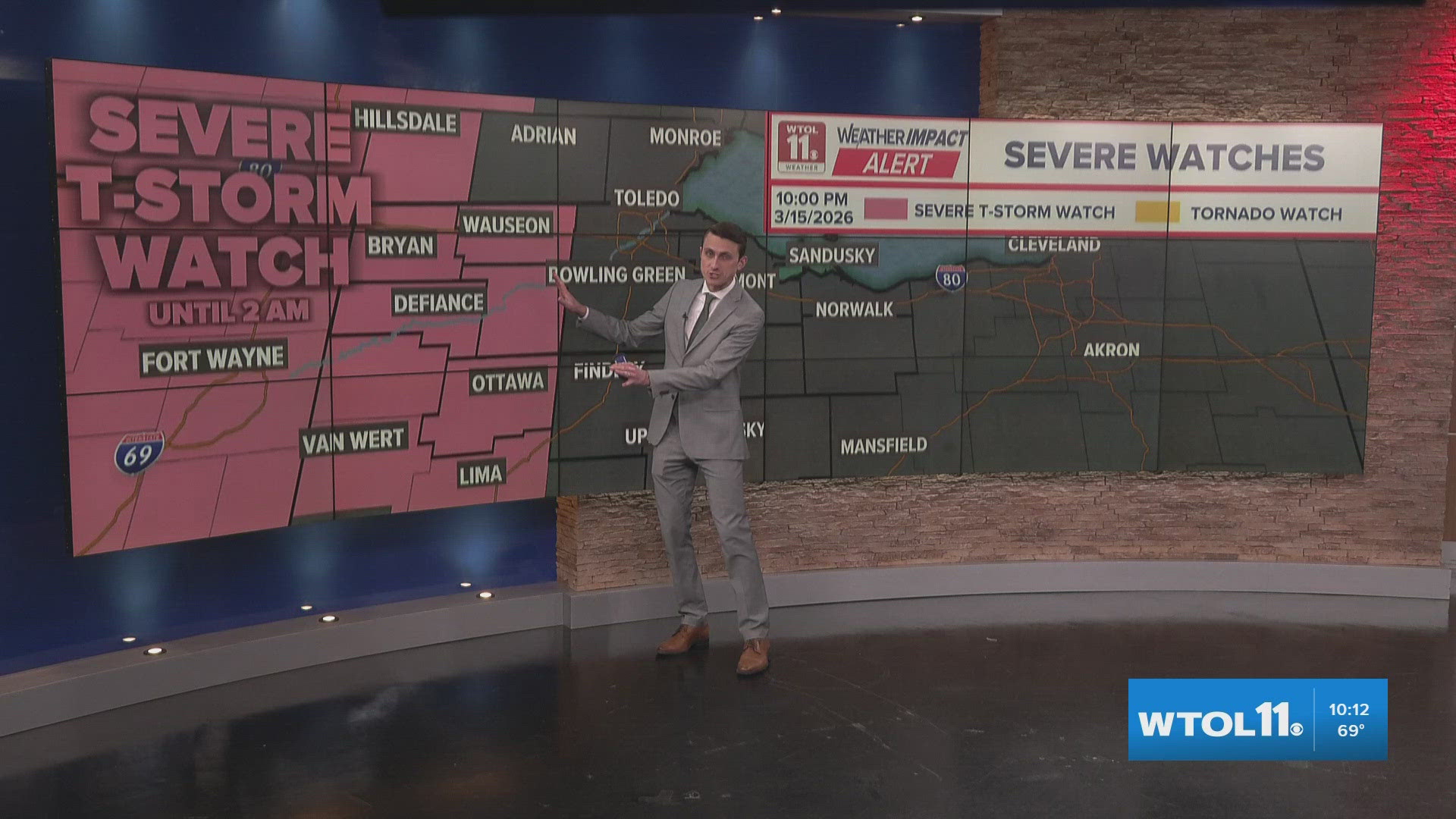 Northwest Ohio counties enter severe thunderstorm watch Sunday night ...