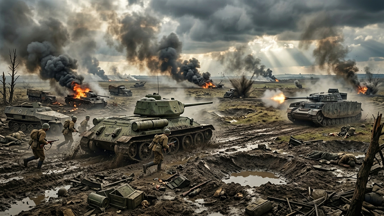 The tank duel that shaped the Eastern Front. T-34 vs Panzer IV