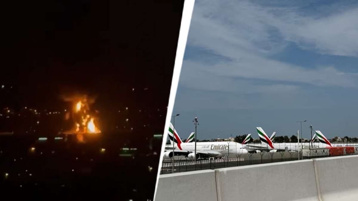 Massive fire breaks out near Dubai airport after drone attack, flight ...