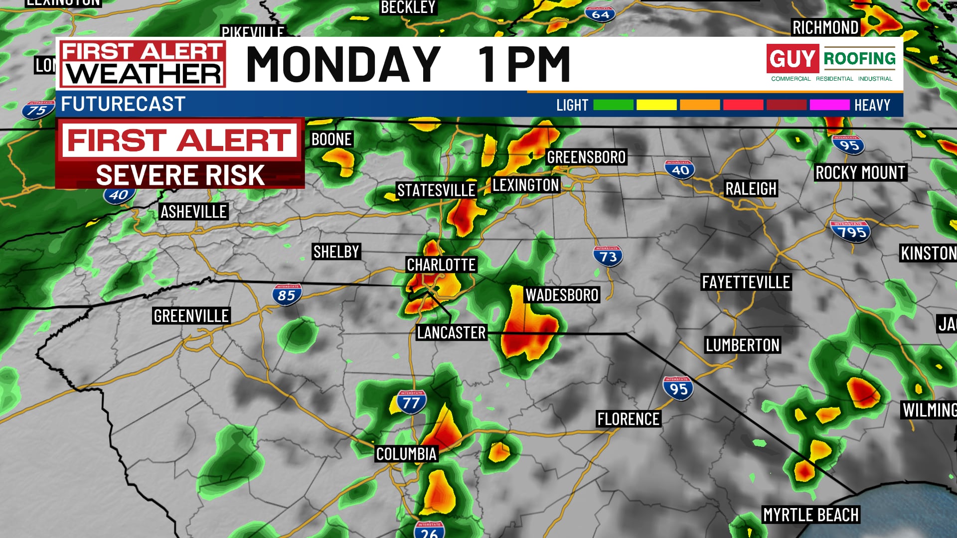 Interactive radar: Track potentially severe thunderstorms as they move ...