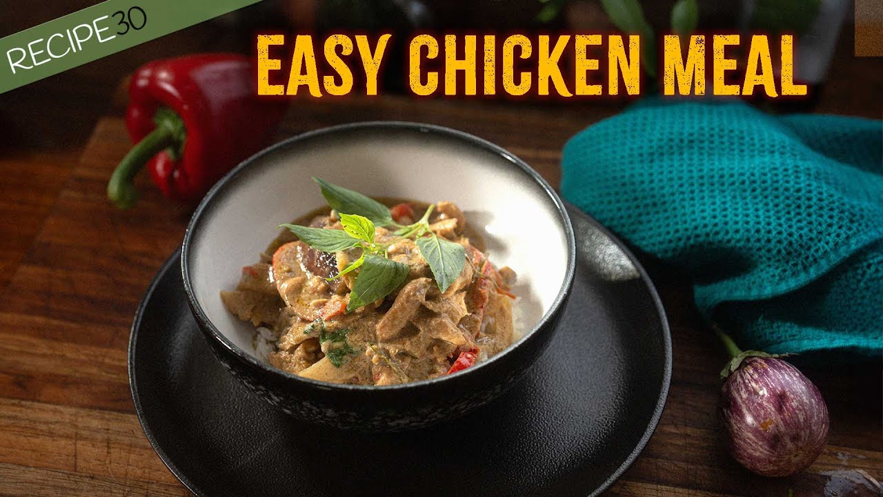 Thai green curry chicken - so easy to make!
