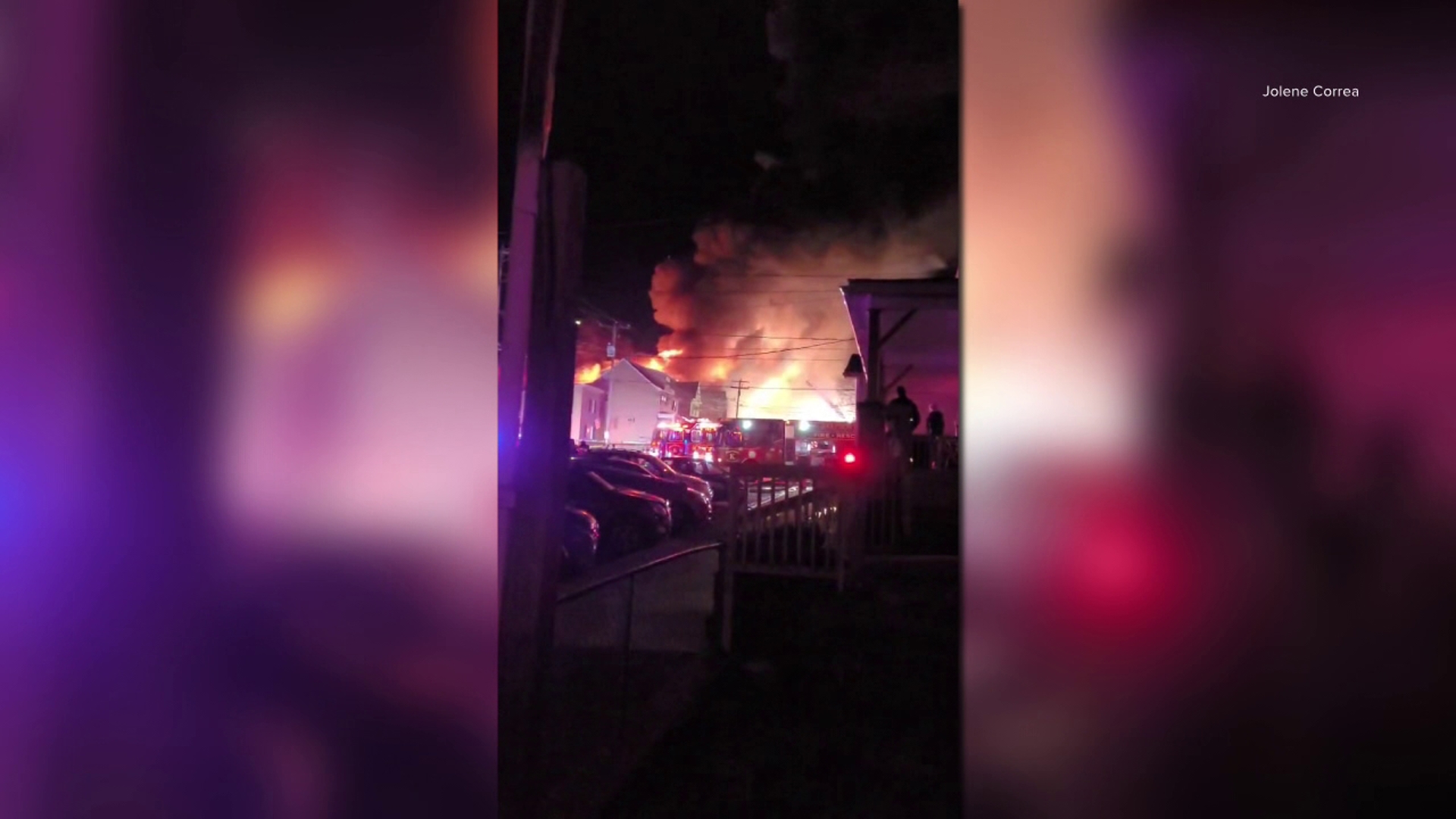 Massive fire breaks out in Northumberland County