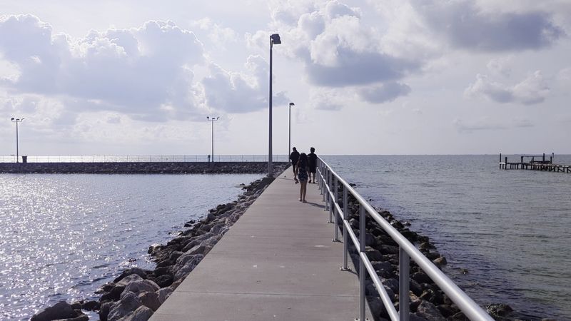 The coastal Texas pier where you can fish, eat, and watch the sunset