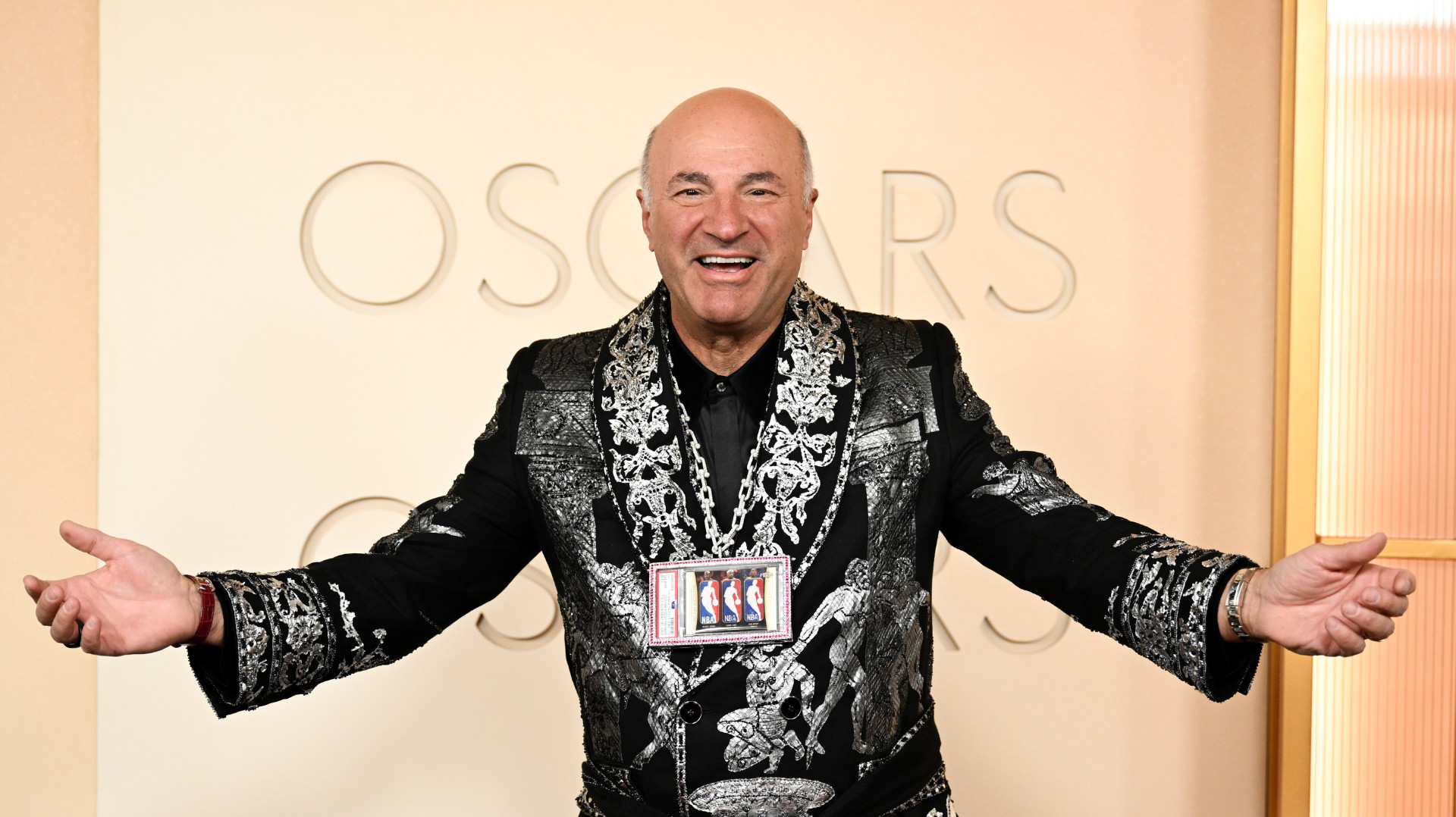 Kevin O'Leary wears $30 million Kobe, LeBron, Jordan triple logoman ...