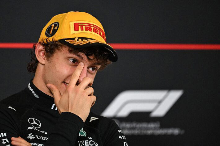 Qual Kimi é esse? Locutor chama Antonelli de Räikkönen no pódio do GP ...
