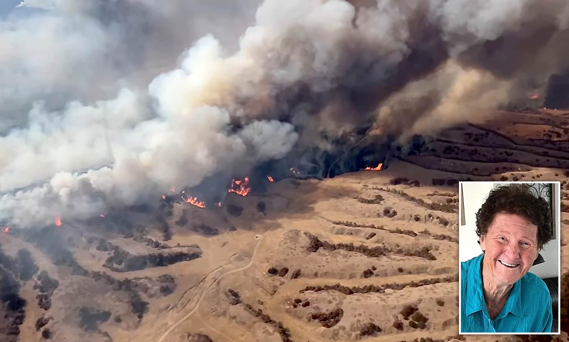 Tragedy as grandma fleeing massive wildfires dies as half a million ...