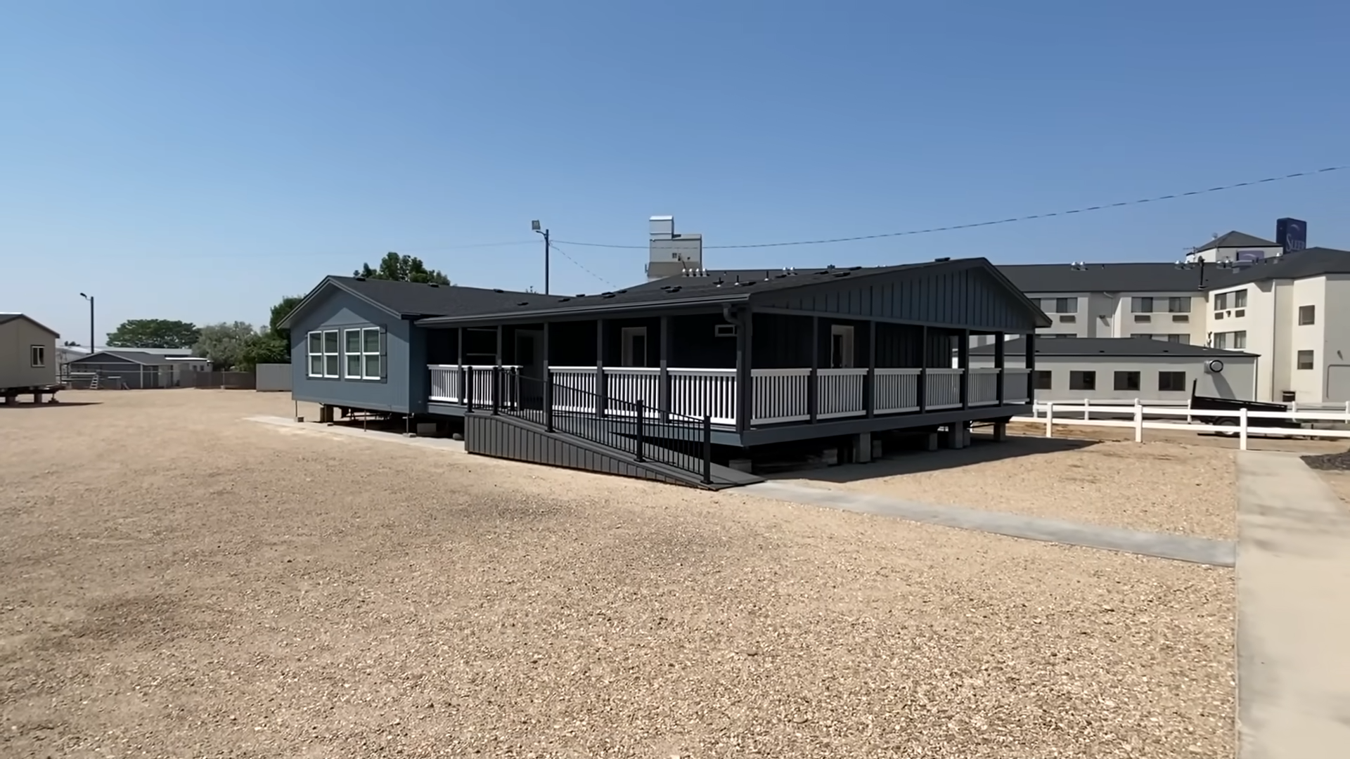 Touring a futuristic triple-wide mobile home