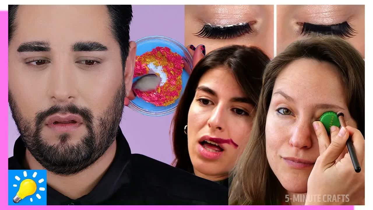 Awful 5-minute crafts makeup hacks | PRO MUA reacts