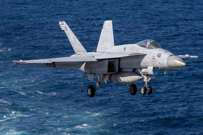 F/A-18E Super Hornet that downed Syrian Su-22 now flying in Operation ...