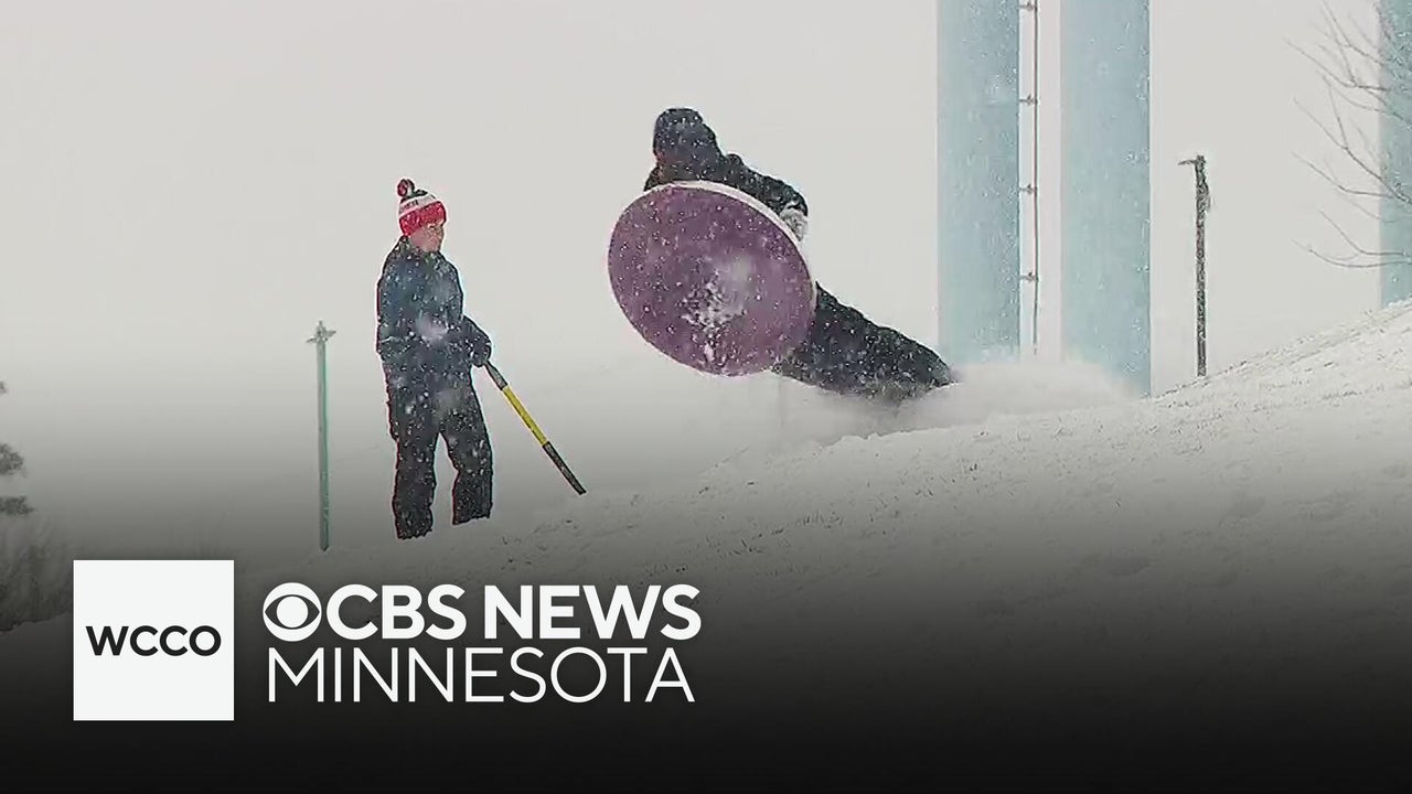 Minnesota kids embrace massive March blizzard