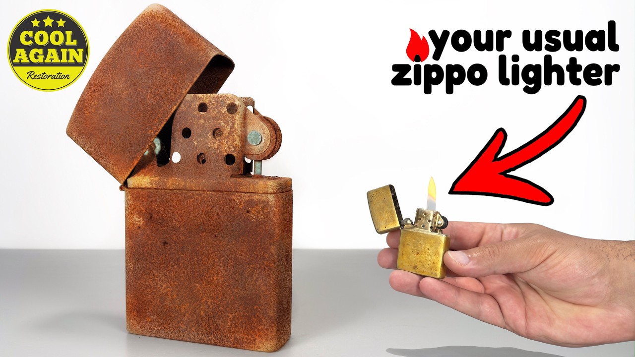 I restored the world's largest lighter! 🔥