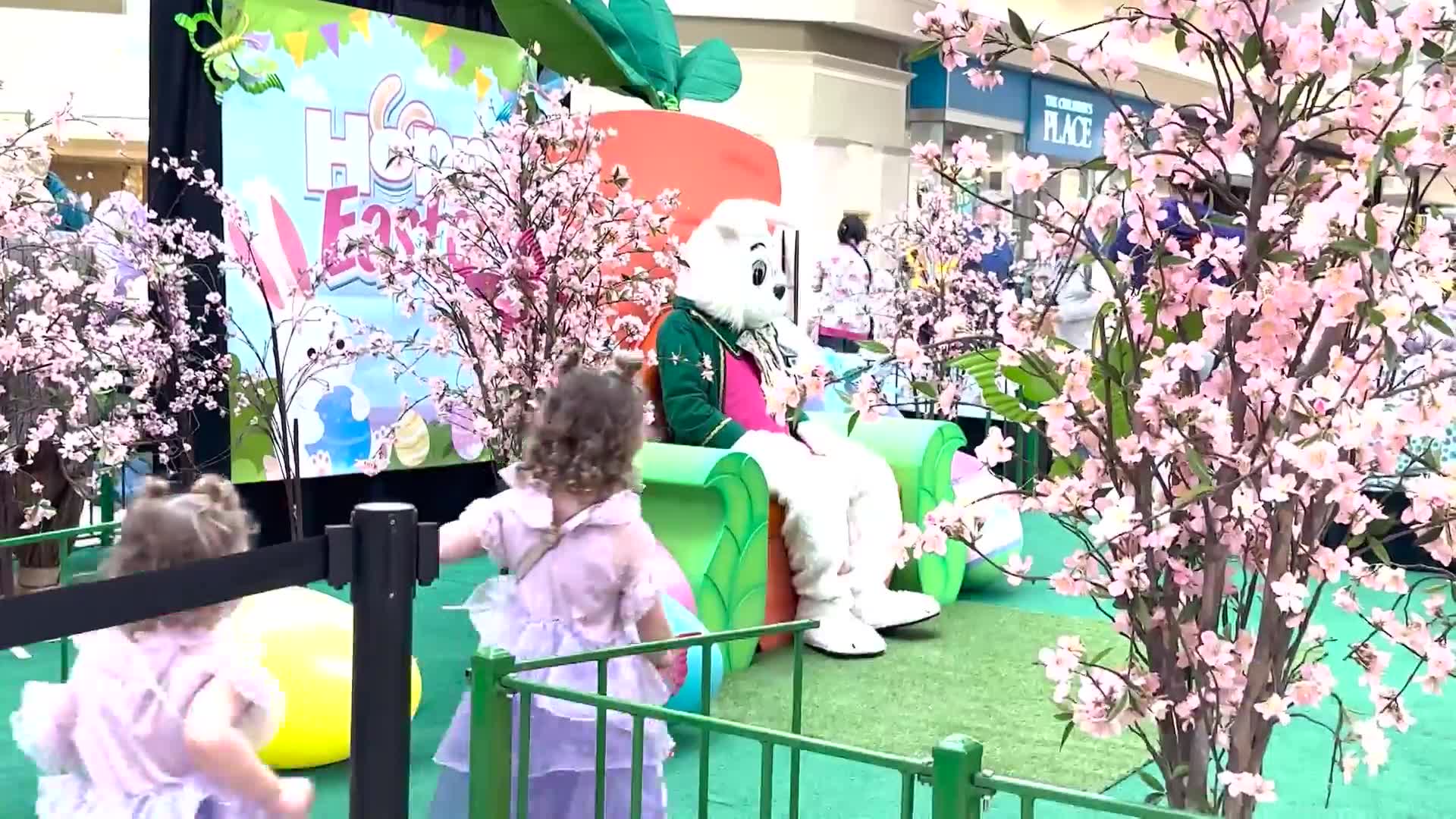 Easter Bunny pays a visit to Huntington Mall
