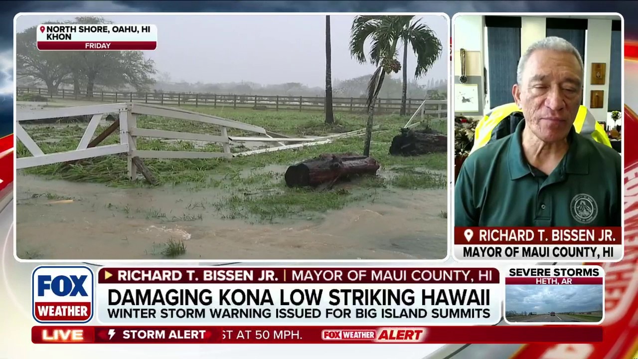 Damaging storm strikes Hawaii and leads to flash flooding and landslides