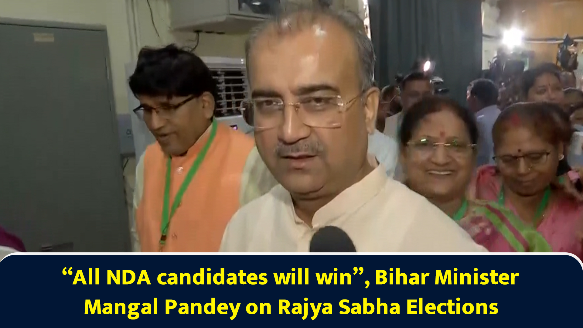 All NDA candidates will win, Bihar minister Mangal Pandey on Rajya ...