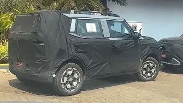 Hyundai's new electric micro SUV spotted testing in India