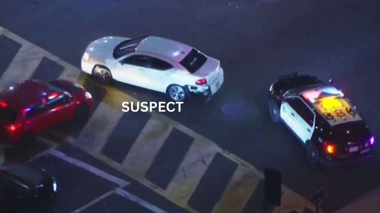 Driver leads half-hour car chase across Los Angeles County