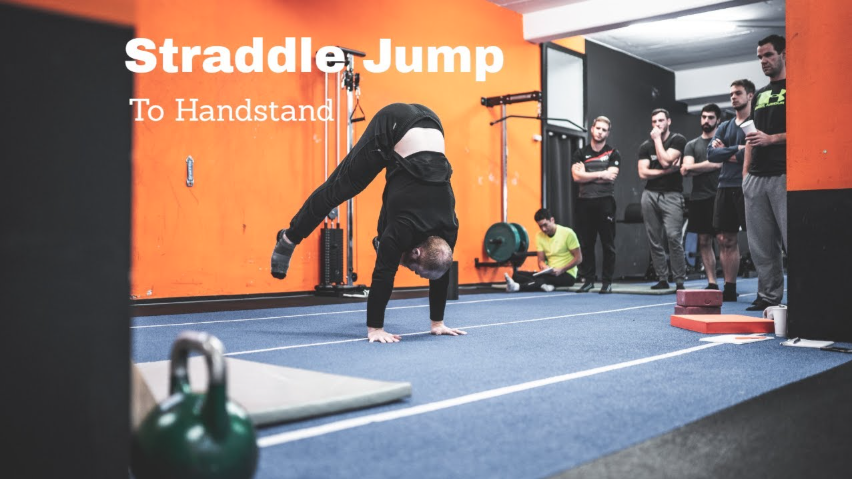 Straddle jump to handstand, step-by-step mastery guide