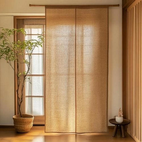 Japanese 'noren' curtains are beautiful and great for small spaces