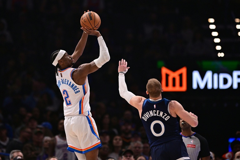 NBA : le Thunder résiste aux Wolves, "SGA" sauve sa série
