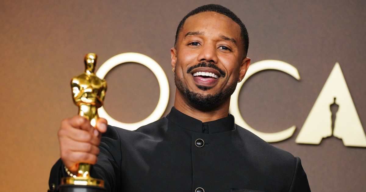 Michael B Jordan gets long-lasting standing ovation as he wins best ...