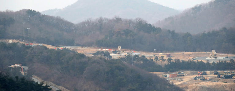 Satellite images show partial THAAD deployment at Seongju base
