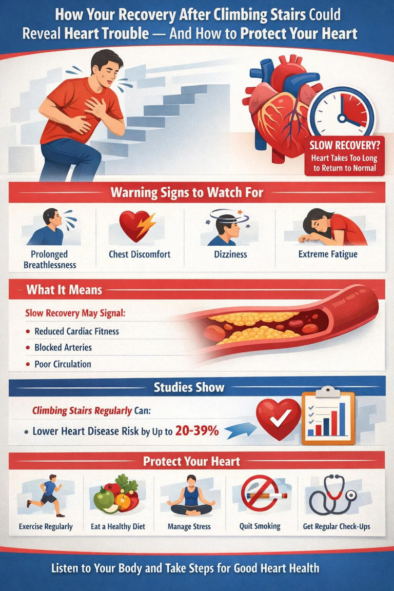 Breathless after climbing stairs? Cardiologist say body’s recovery ...